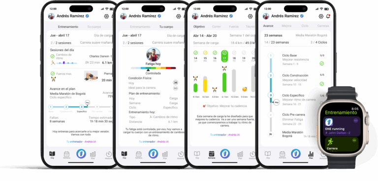 ONE | Tu entrenador personal para correr en una app.
